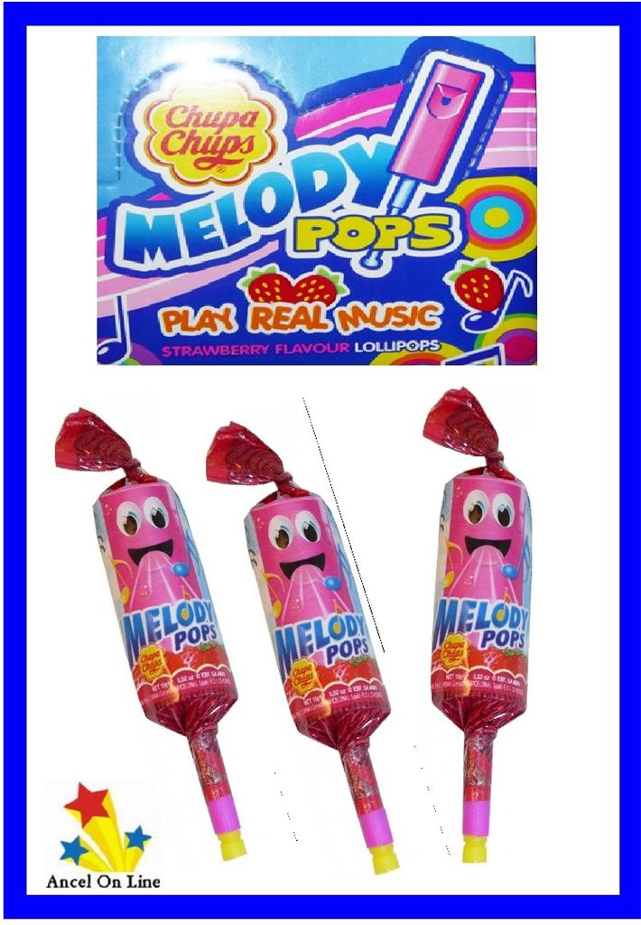 Bulk Lollies 24 X Chupa Chups Melody Pop Whistle Sweets Party Favours Candy Ebay