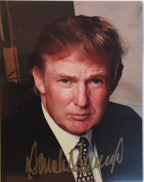 2.5 X 3 SIGNED PHOTO, 45th PRESIDENT DONALD TRUMP REPUBLICAN Authentic ... 2.5 X 3 SIGNED PHOTO, 45th PRESIDENT DONALD TRUMP REPUBLICAN Authentic ...