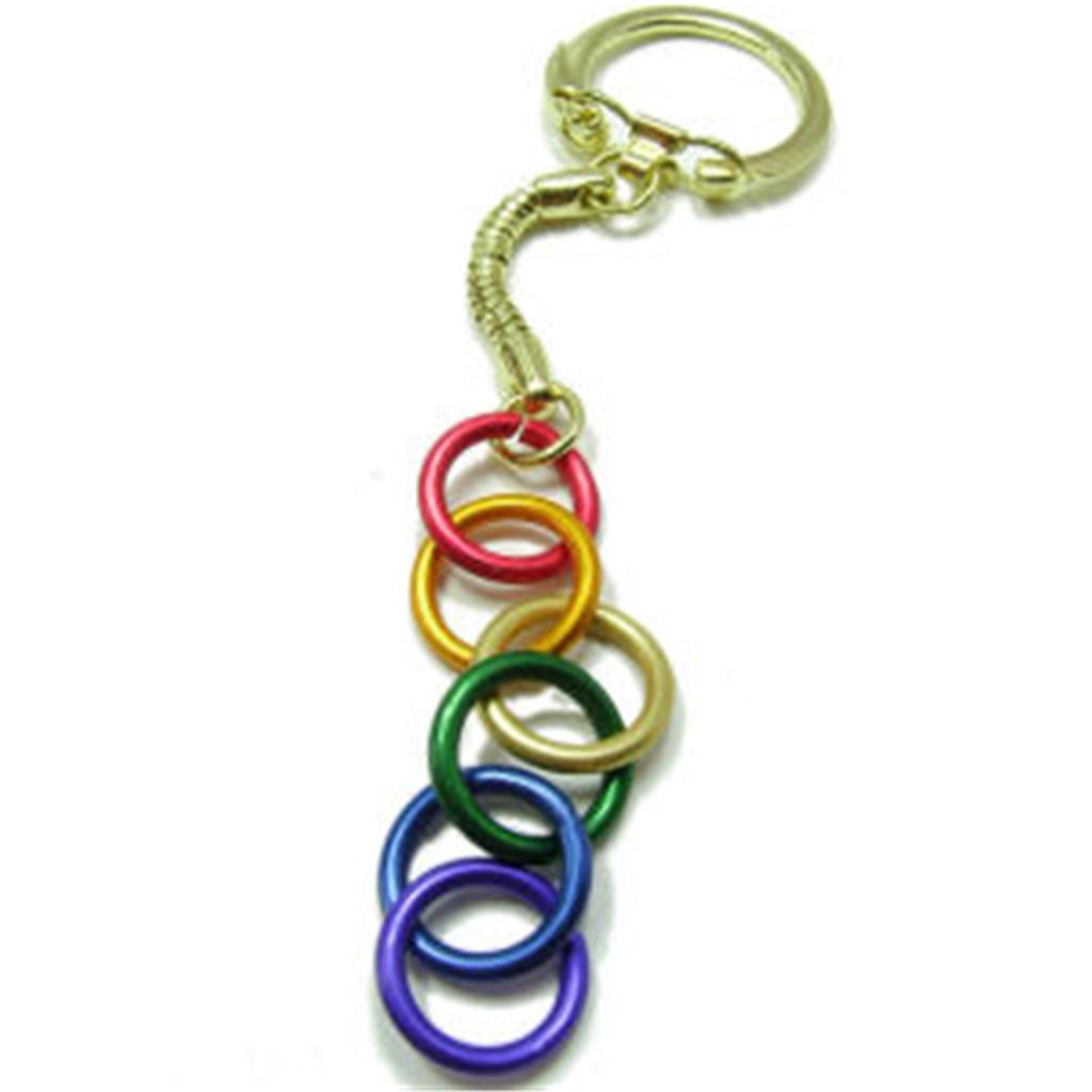 Gay Pride Rainbow Freedom Rings Keychains Metal Key Ring Keychain Ebay
