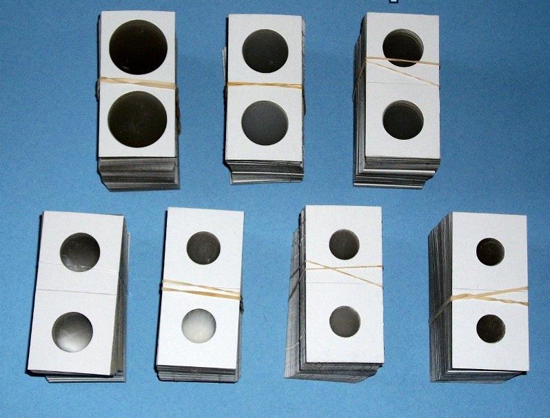5000 ASSORTED 2X2 Cardboard Mylar Coin Holders Flips You Pick EBay