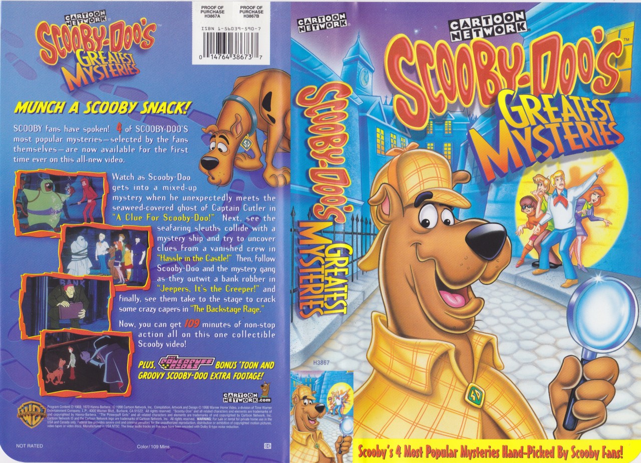 Scooby Doo Greatest Mysteries Vhs Video Pal~ A Rare Find~ Ebay