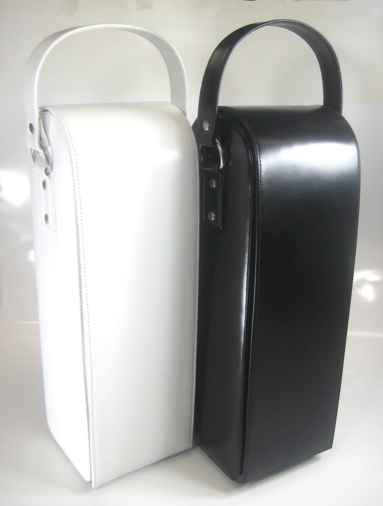 Genuine Leather Champagne Wine Liquor Carry Case New Ebay