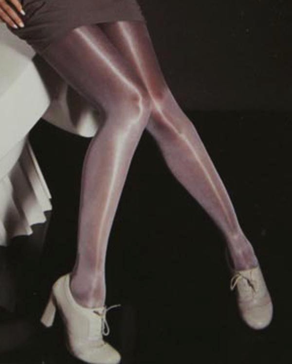 Shimmery Shiny Glossy Sheer To Waist Silver Leotard Dance Pantyhose Tights L Ebay
