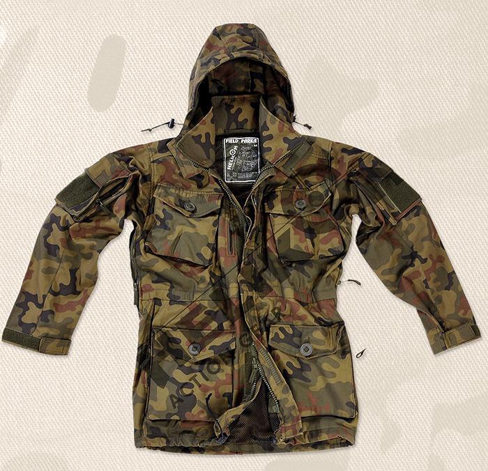 Helikon Field Smock Parka Polish Pl Woodland Camo New Ebay