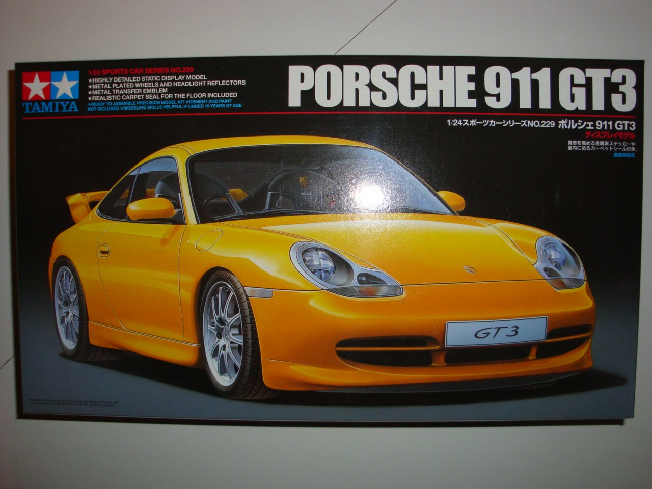 Tamiya 1/24 229 Porsche 911 GT3 Plastic Model Kit