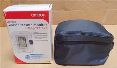 Omron HEM-711 DLX Automatic Blood Pressure Monitor w/Comfit Cuff Case ...