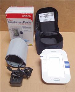 Omron HEM-711 DLX Automatic Blood Pressure Monitor w/Comfit Cuff Case ...