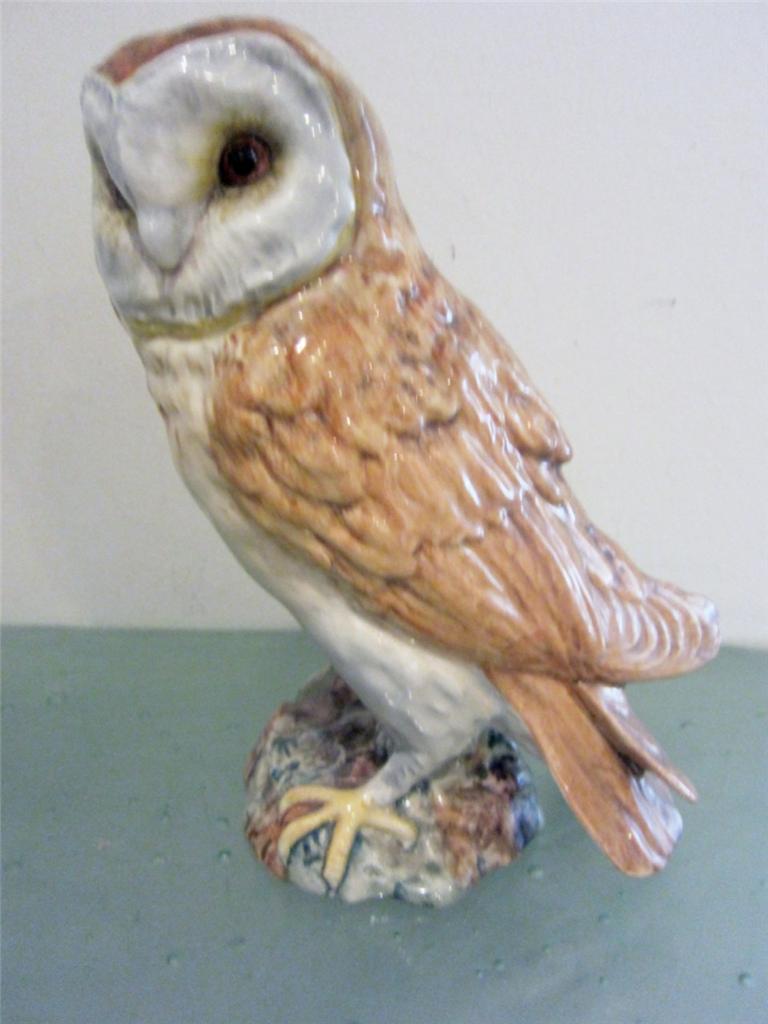 Beswick England Pottery BARN OWL Figurine Split Tail Large 1046 EARLY ... Beswick England Pottery BARN OWL Figurine Split Tail Large 1046 EARLY ...