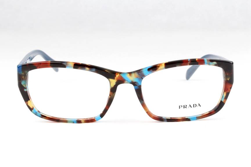 New Prada Vpr18o Eyeglasses Frames Blue Havana Marble Nag 1o1 Authentic 54mm Ebay