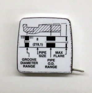 Victaulic PT-100A Pipe Diameter Tape Go/No-Go Gauge | eBay
