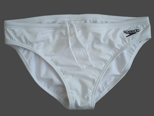 Speedo Endurance Mens Brief Bathing Swimsuit White Size 32 34 36 Ebay