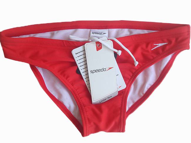 Nwt Speedo Mens Brief Bikini Bathing Swimsuit Nylon Lycra Red Ebay