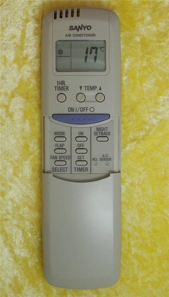 Original Sanyo Air Conditioner Remote Control RCS-7HS3E | eBay Original Sanyo Air Conditioner Remote Control RCS-7HS3E | eBay