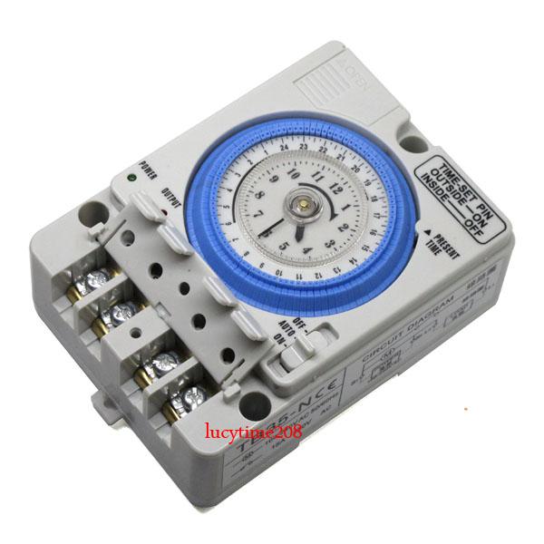 AC 110v-240V Timer Time Switch 24 Hour w/ Power Reserve 220v | eBay AC 110v-240V Timer Time Switch 24 Hour w/ Power Reserve 220v | eBay