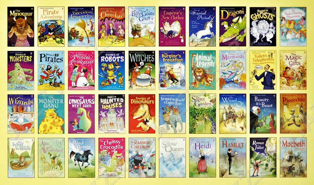 Usborne Books The Usborne Reading Collection 40 bk Box Set Children ...