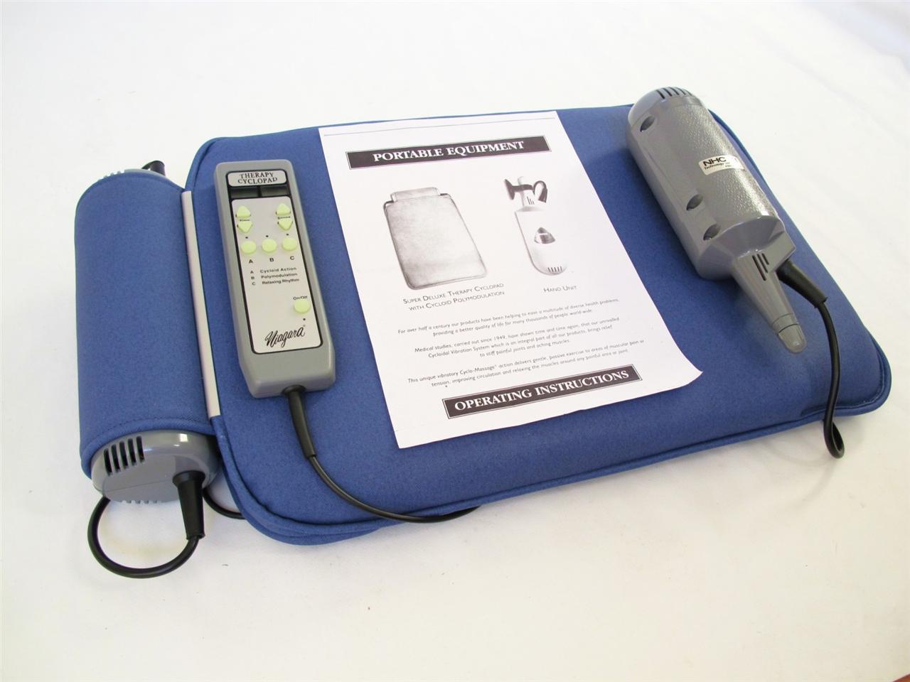 Niagara Therapy Cyclo Ssage Set Hu75 Hand Unit And Cyclopad Nhc Pro Massage Ebay