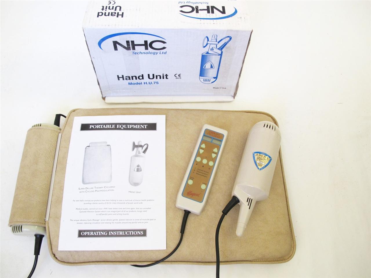 Niagara Therapy Cyclo Massage Set Hu75 Hand Unit And Cyclopad Nhc Pro Massage