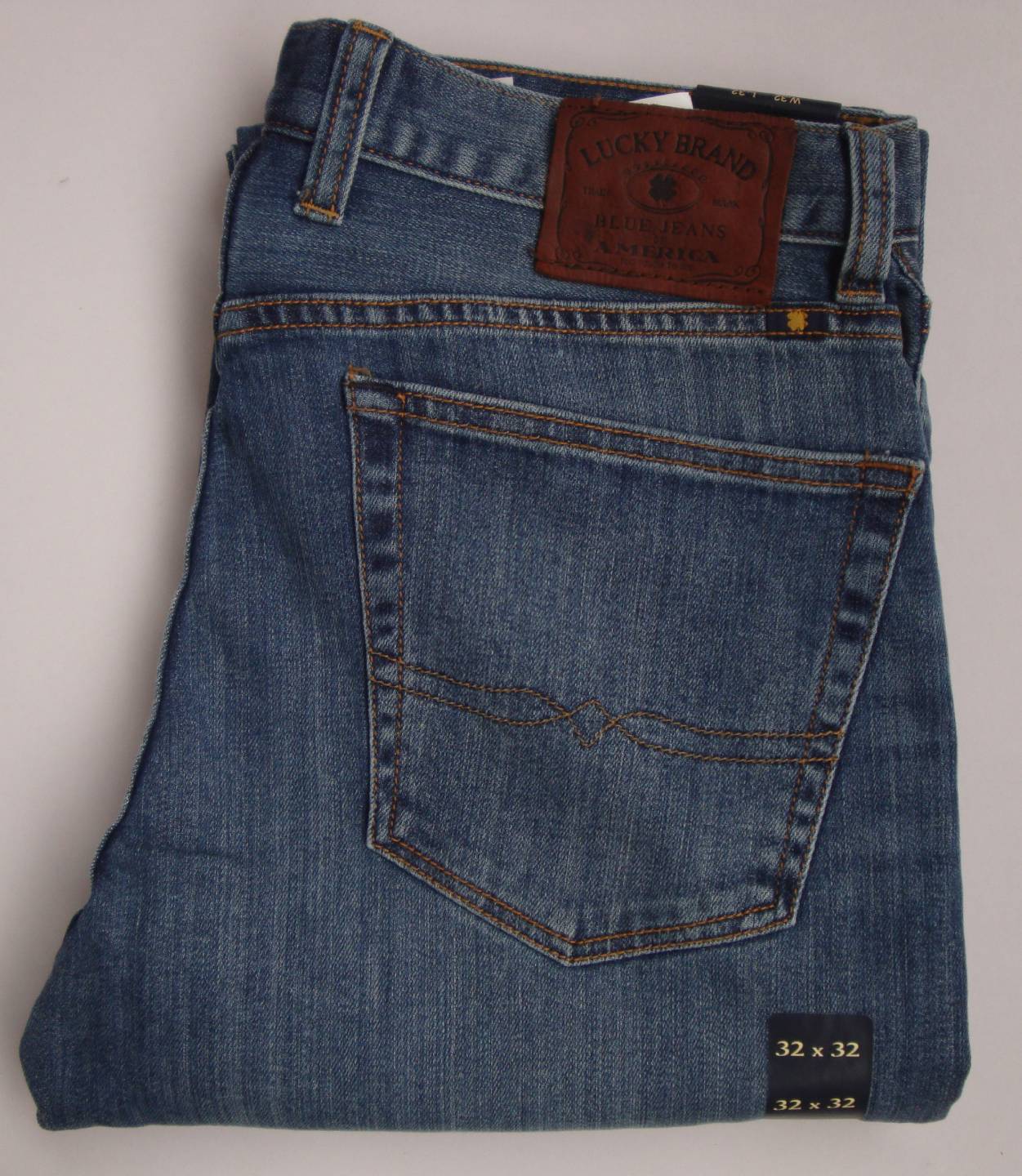 New Mens Lucky Brand Jeans 329 Classic Straight Mid Rise Slim Leg