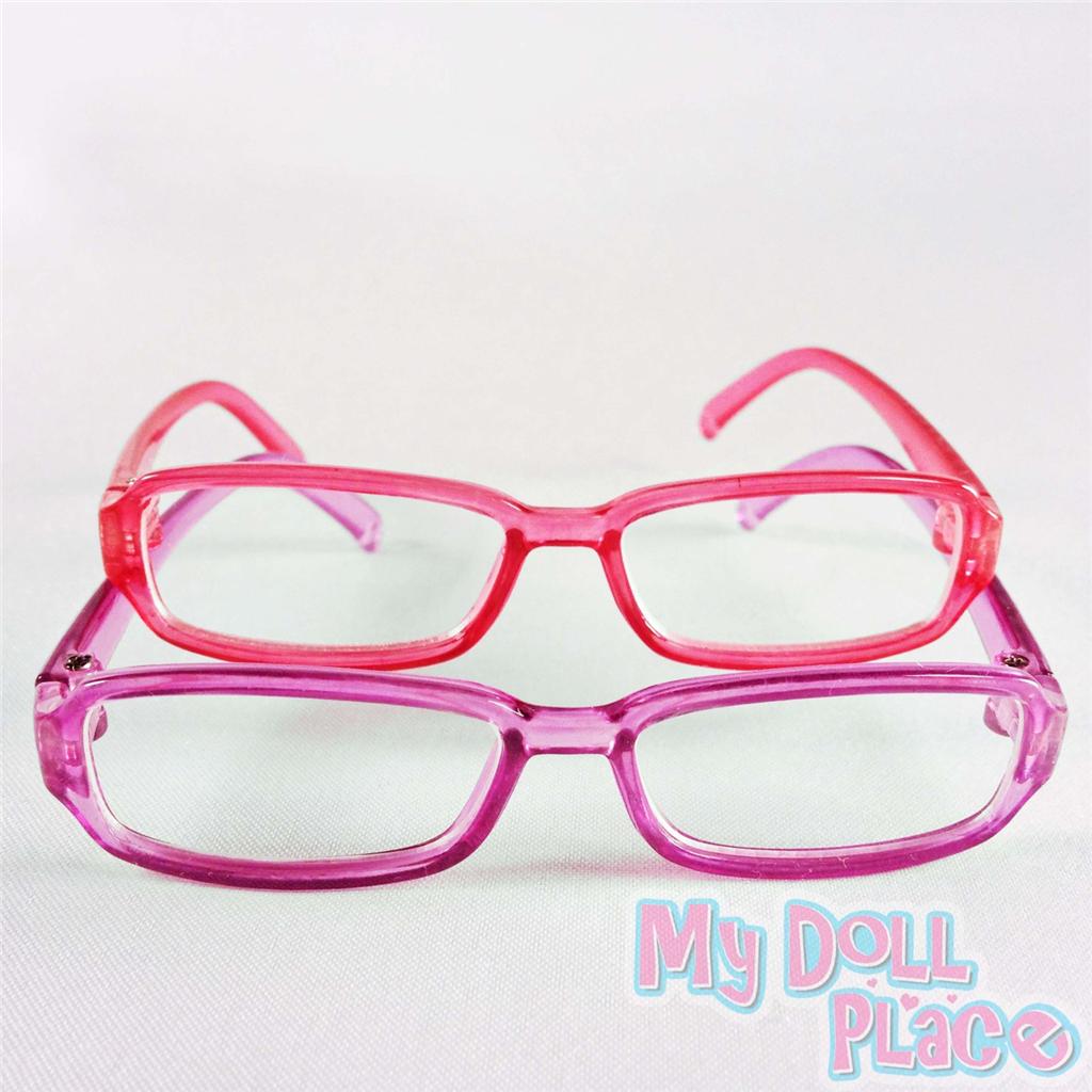 2pc Purple And Pink Eye Glasses Eyeglass Made For 18 In American Girl Doll Clothes Ebay