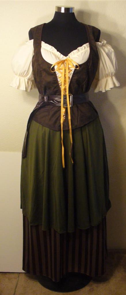 Sexy Tavern Maiden Renaissance Plus Costume Halloween New Adult Size 3x
