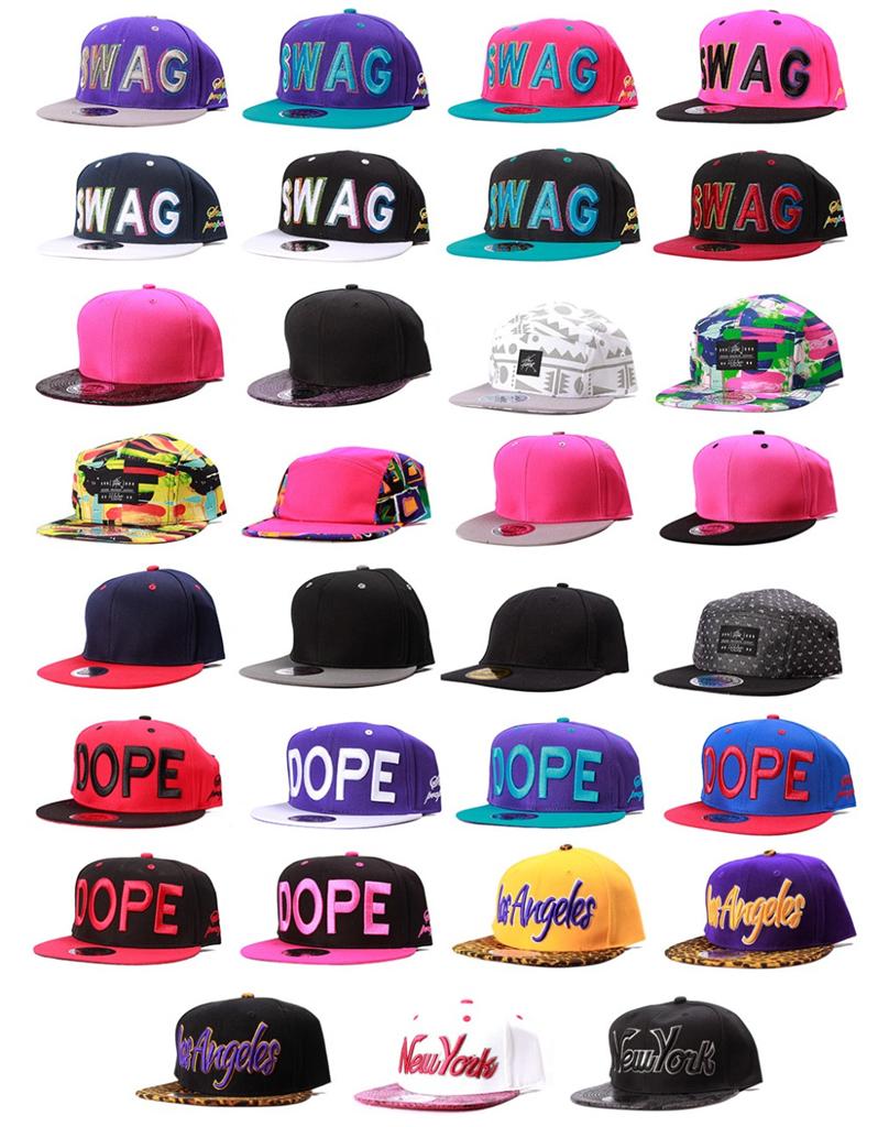 Unisex Snapback Fashion Dope Hip Hop Swag Hats Adjustable Leopard ...