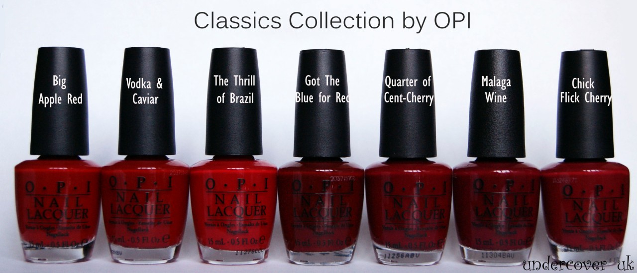 Must Have Opi Nail Polish Red Shades Cream Classic Collection Free Uk Pandp Ebay