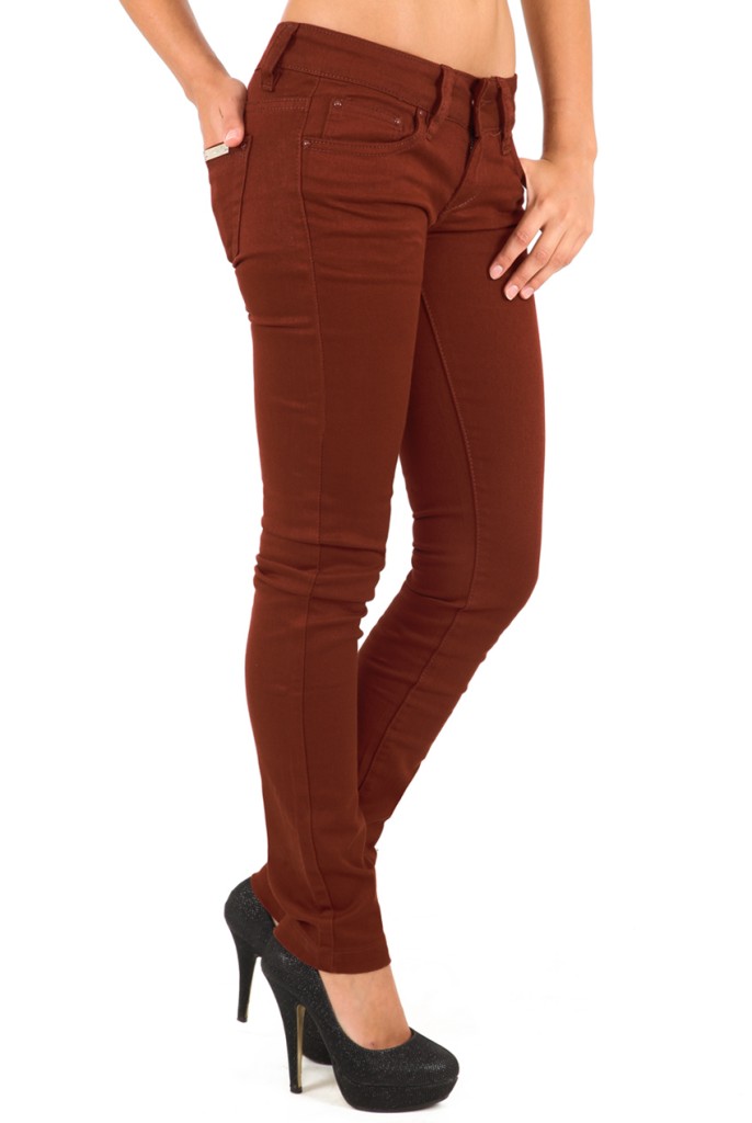 Very Sexy Rust Coloured Straight Leg Jeans Ebay