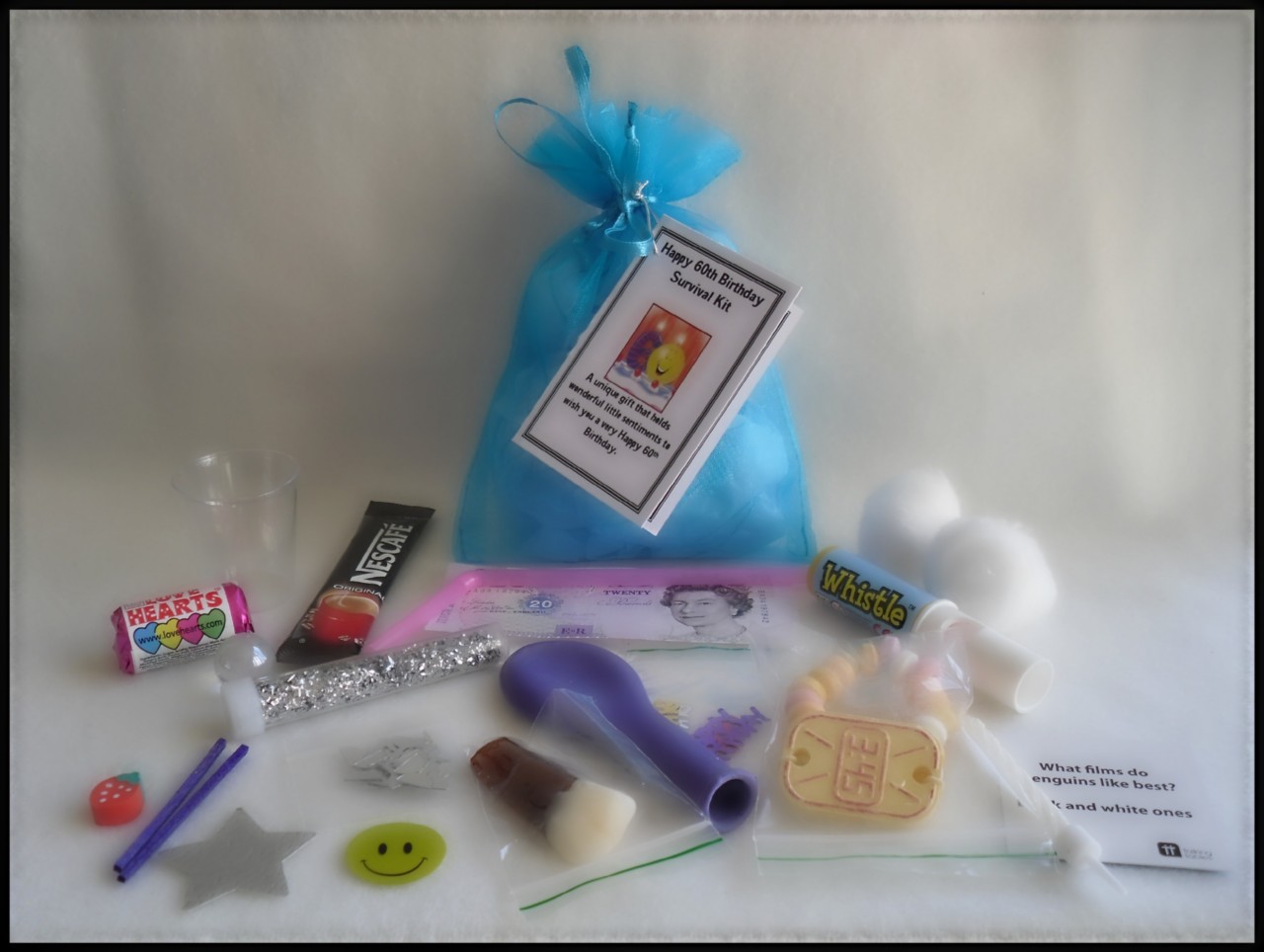 Happy 60th Birthday Survival Kit. An Unusual Fun Novelty Gift. | eBay Happy 60th Birthday Survival Kit. An Unusual Fun Novelty Gift. | eBay