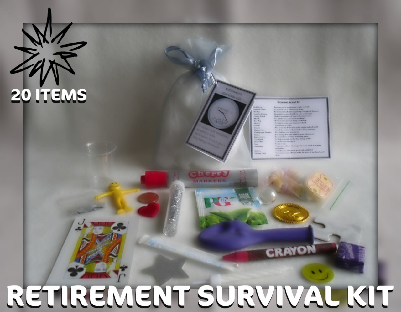 Retirement Novelty Survival Kit An Unusual Fun Novelty T Ebay