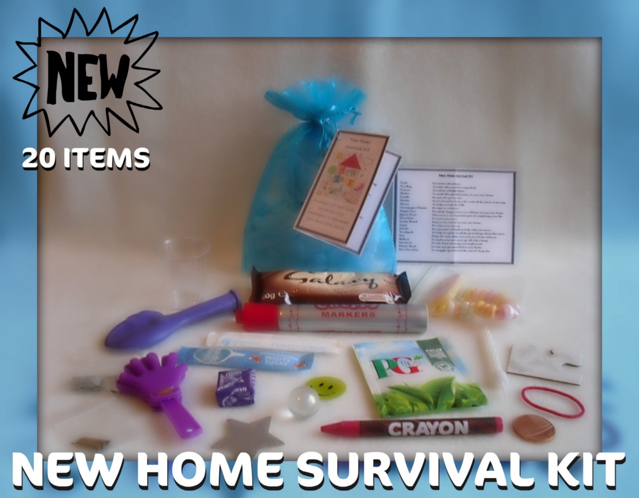 New Home Novelty Survival Kit An Unusual Fun Novelty T Ebay