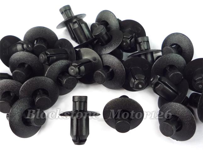 20 Hyundai Cowl & Bumper Push Type Clip Nylon Retainer Fit 7mm Hole ...