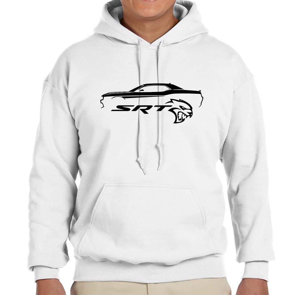 Dodge Challenger SRT Hellcat Classic Outline Design Hoodie Sweatshirt ...