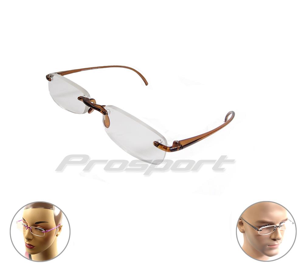 Reading Glasses Full Lens Readers Rimless 1.00 - 4.00 Magnification ... Reading Glasses Full Lens Readers Rimless 1.00 - 4.00 Magnification ...