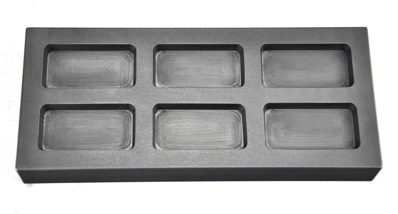 1 2 Oz Gold Silver Graphite Ingot Mold Melting Refining Precious Metal