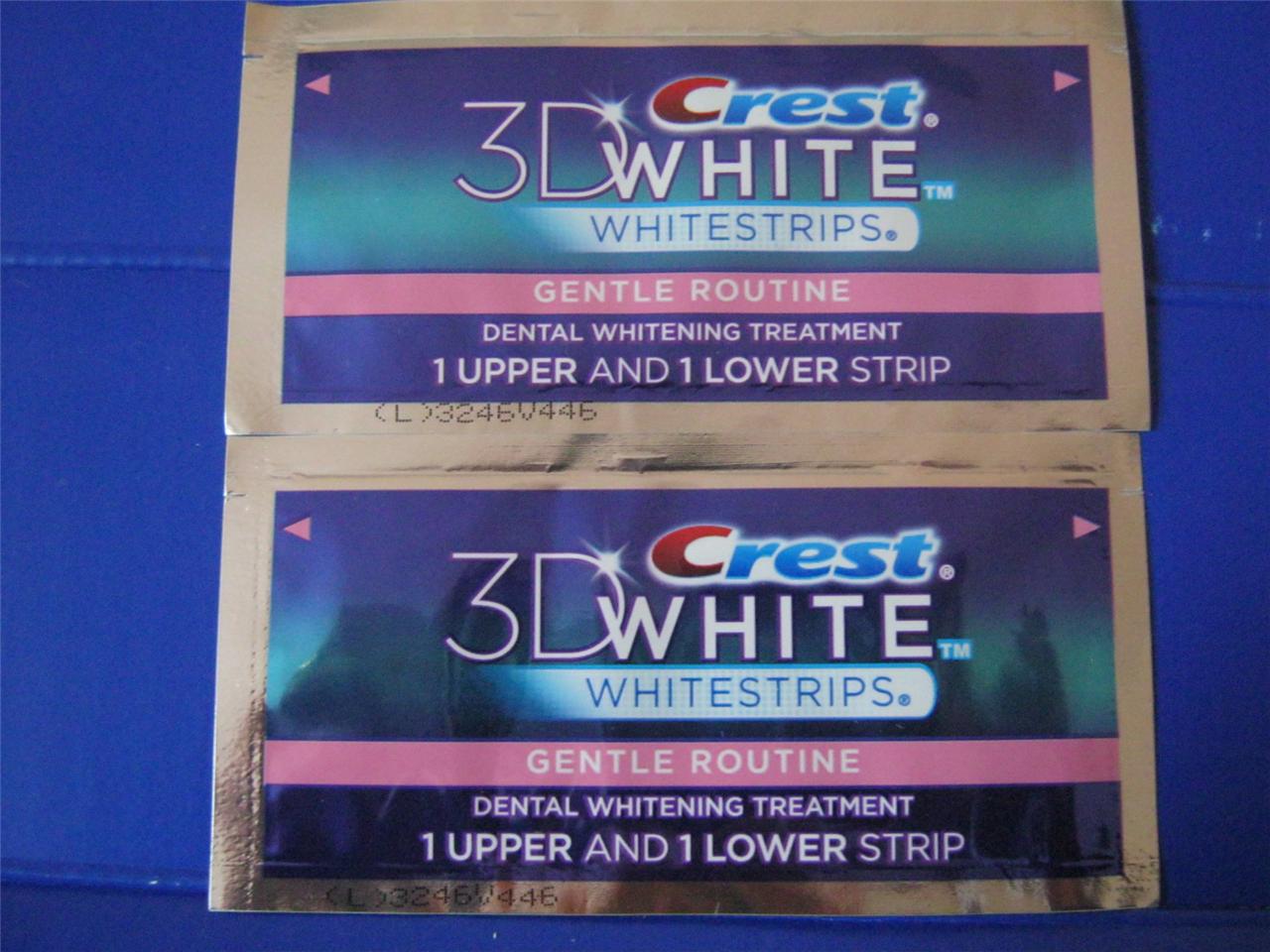 Crest D Gentle Routine Sensitive Professional Whitestrips Teeth Whitening Strip EBay