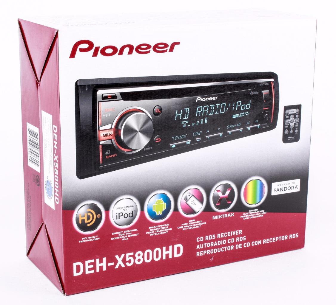 Pioneer DEH-X5800HD 1-DIN CD Receiver MIXTRAX HD Radio Tuner | eBay