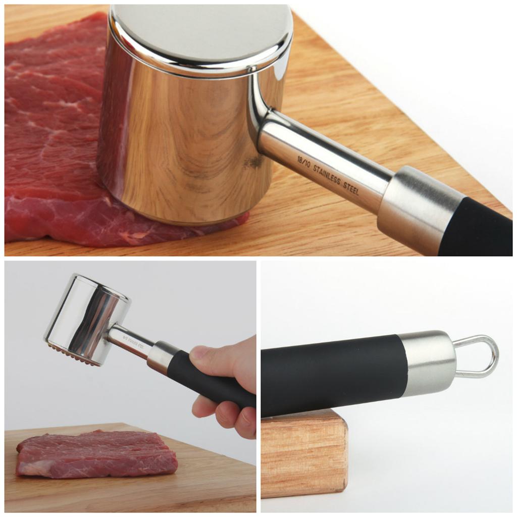 Germany 304 Meat Tenderizer Hammer Stainless Steel Kitchen Tools