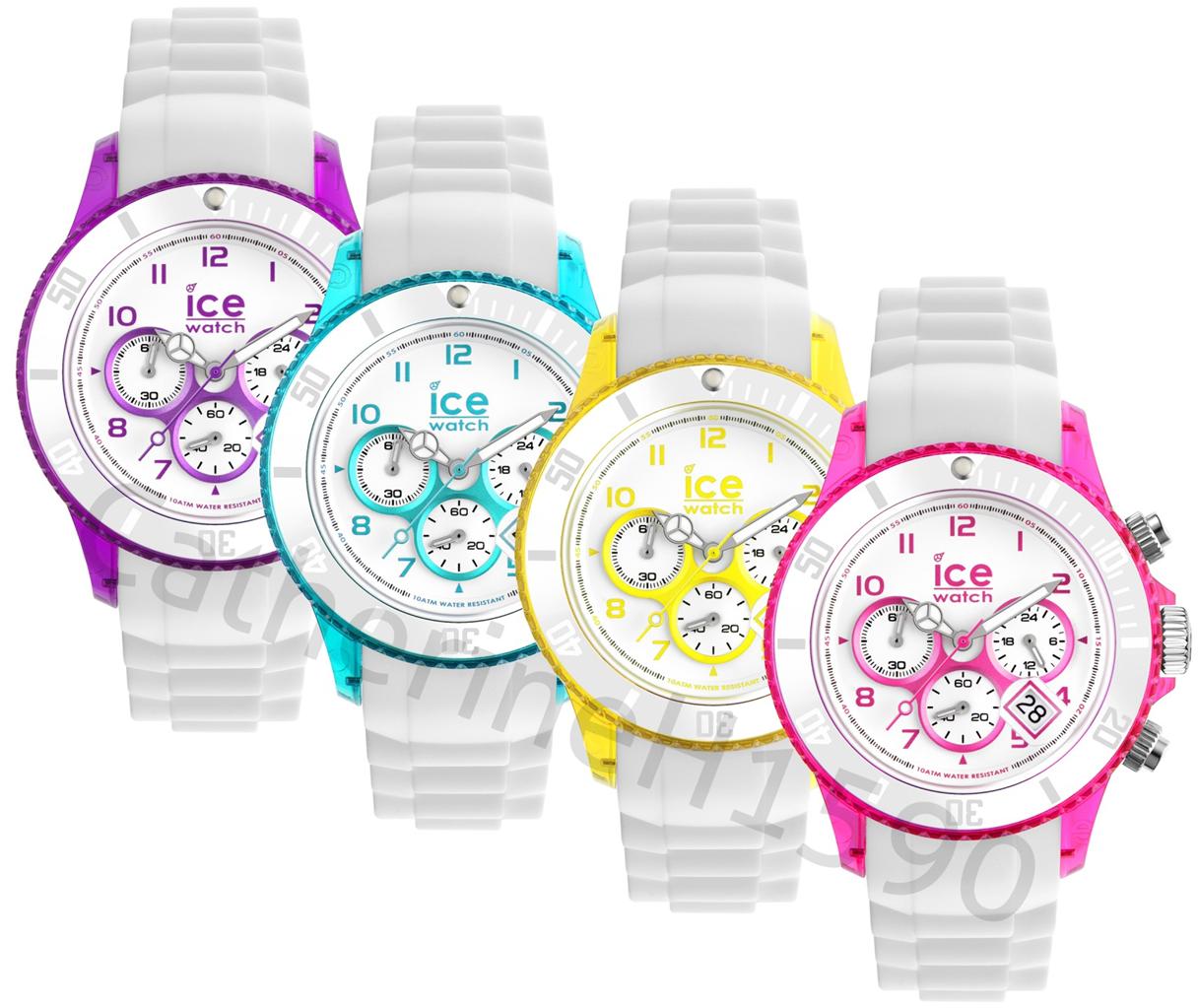 Ice-Watch Unisex Ice-Chrono Party Chronograph Watch Four Bright Colours ...