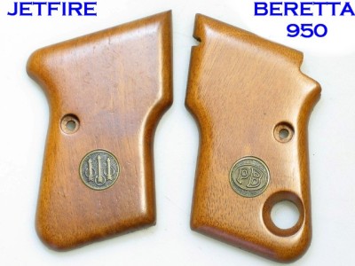 Vintage FACTORY WOOD Gun Grips BERETTA 950 25 Jetfire EBay