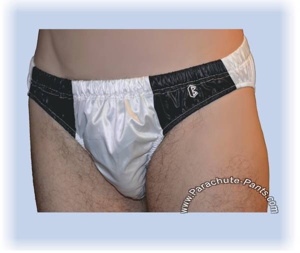 Bruno White Shiny Nylon Underwear Briefs Thong New Plastic Wet Look Ebay