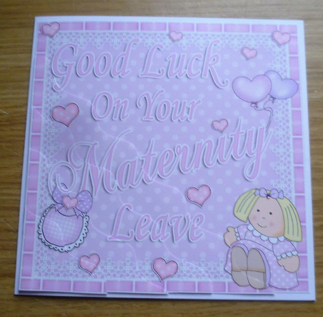 Good Luck Pregnancy Maternity Leave Card boy Girl Or Unisex EBay good-luck-pregnancy-maternity-leave-card-boy-girl-or-unisex-ebay
