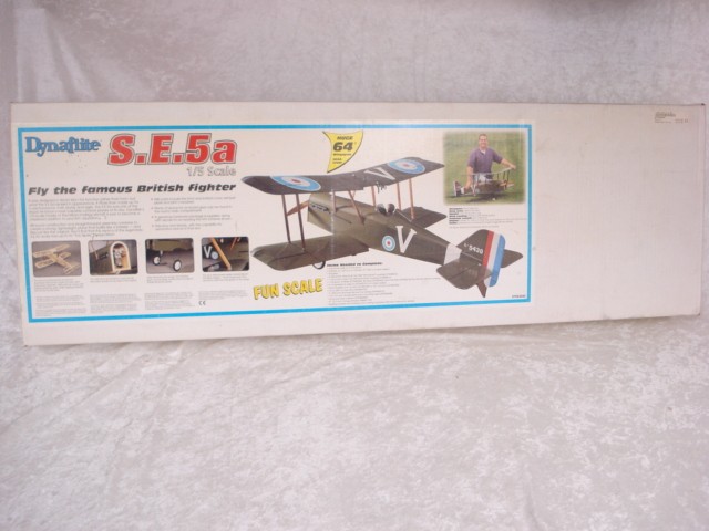 Dynaflite Se5a R C Model Airplane Kit Ebay