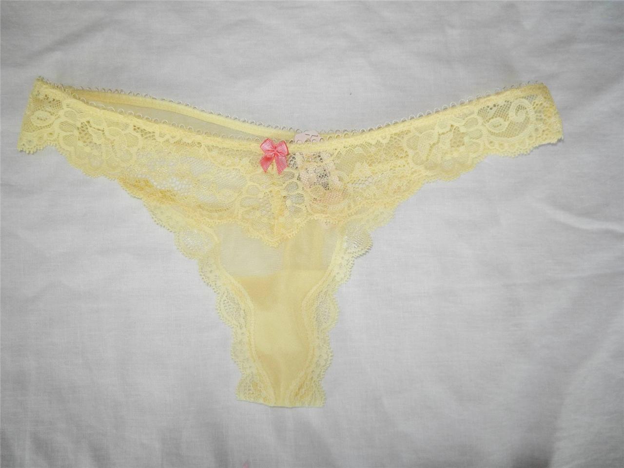 Womens Victorias Secret Dream Angels Lace Thong Underwear Sizes Xs S