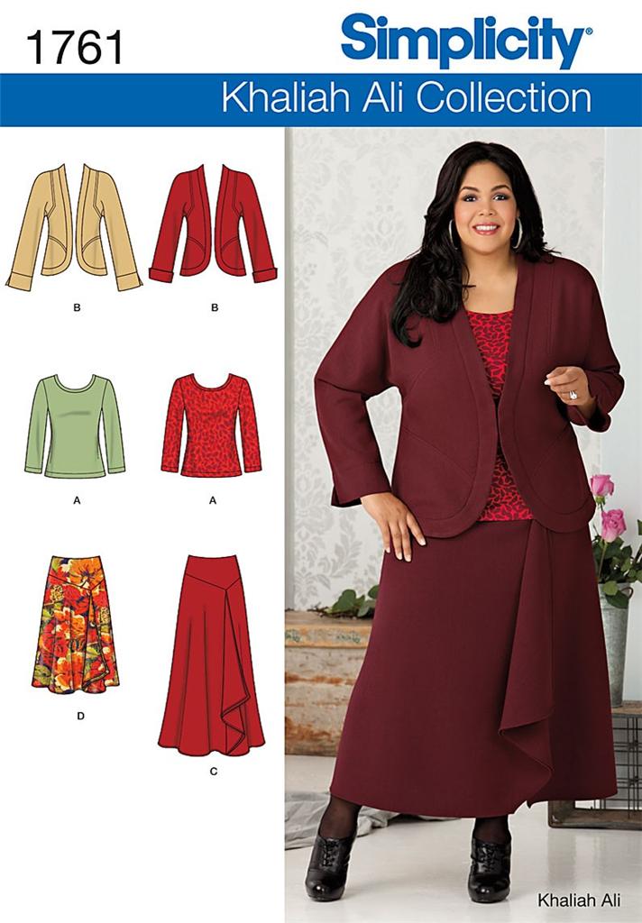New Simpli Plus Size Sewing Patterns Womens Size 20W 22W 24W 26W 