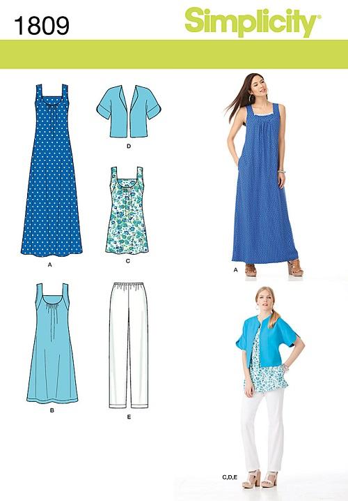 Simplicity Sewing Pattern Misses and Womens Dress Pattern Plus Size You ... Simplicity Sewing Pattern Misses and Womens Dress Pattern Plus Size You ...