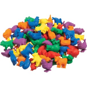 72 Farm Animal Counters OT Autism Preschool Sorting Math Manipulatives ...