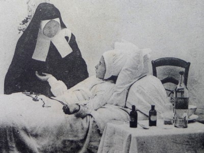 St Bernadette Soubirous ~ Antique Photo ~ Sisters of Charity Nevers ~ Infirmary | eBay