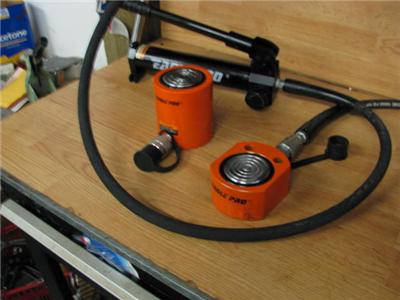 Hydraulic Porta Power set 30 ton 2 Rams Pump New Heavy Jack | eBay