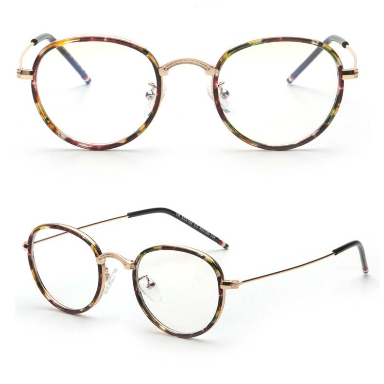 Round Metal Retro Vintage Full Rim Eyeglasses Frames Glasses S22102 Tb 106 New Ebay