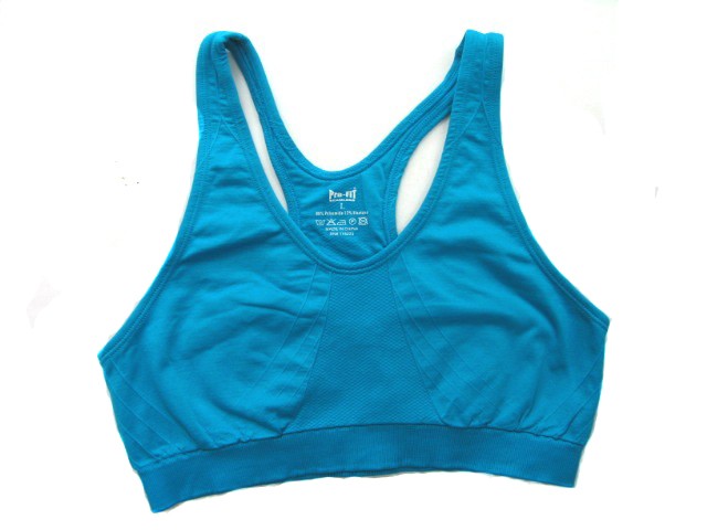 Pro Fit Seamless Racerback Sports Bra Crop Top S M L Xl Ebay